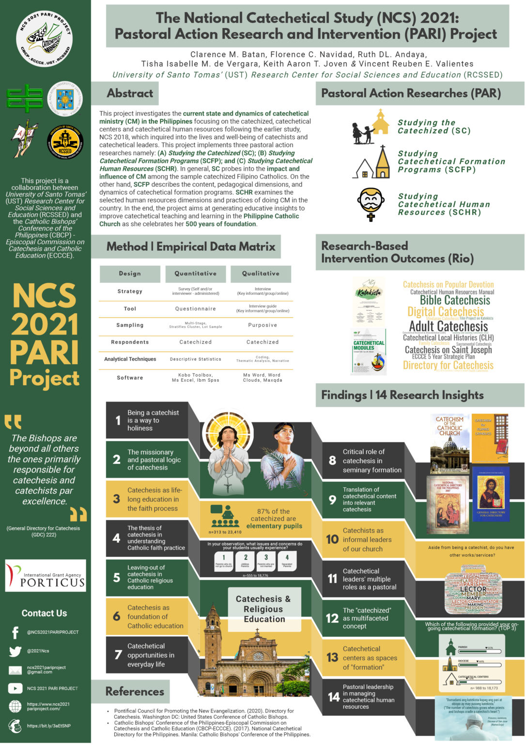 The National Catechetical Study (NCS) 2021 – CBCP-ECCCE Website
